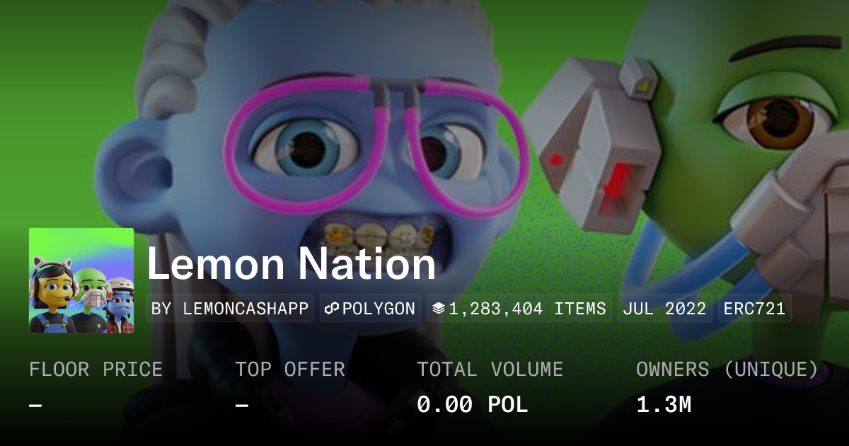 Lemon Nation - Collection | OpenSea