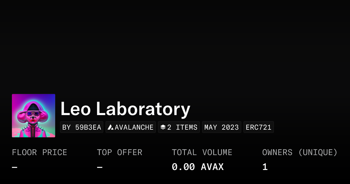 Leo Laboratory - Collection | OpenSea
