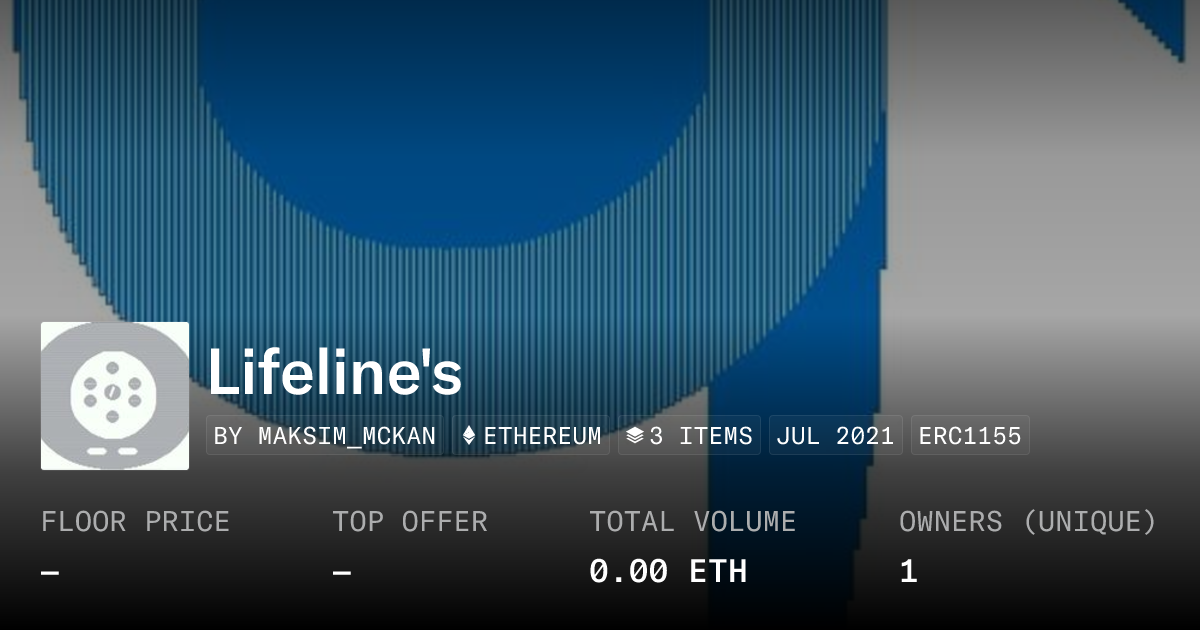 Lifeline's - Collection | OpenSea