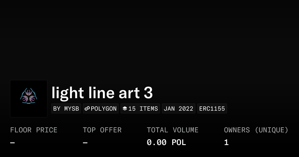 light line art 3 - Collection | OpenSea