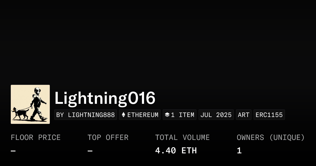 Lightning016 - Collection | OpenSea