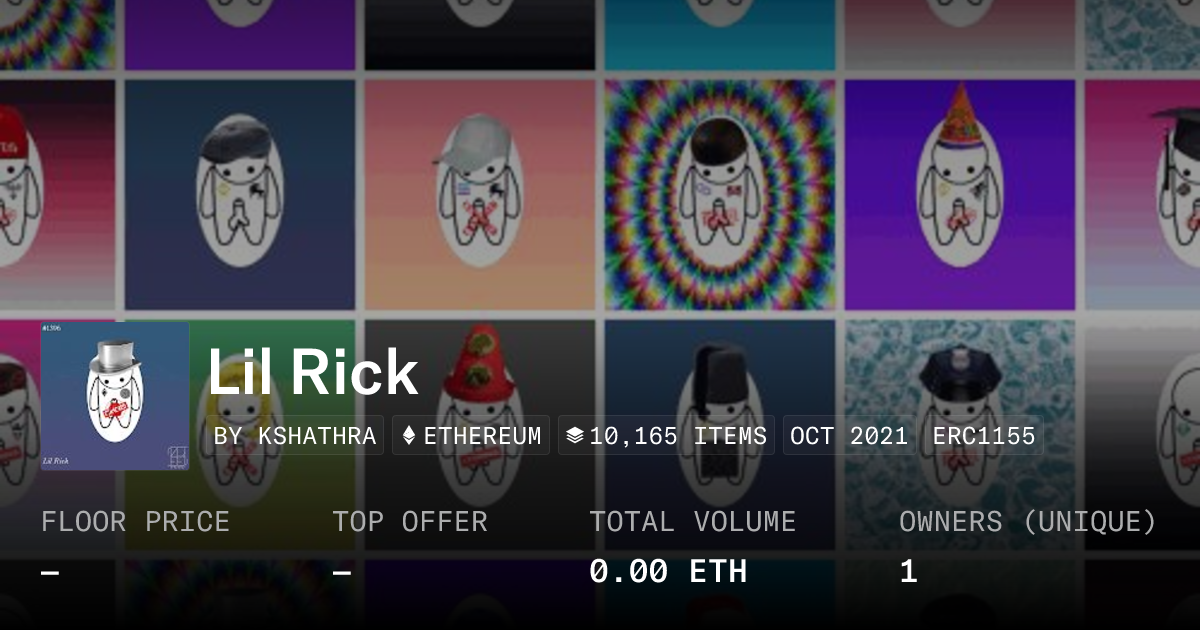Lil Rick - Collection | OpenSea