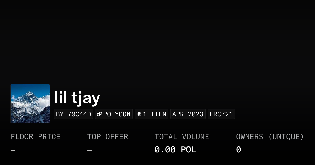 lil tjay - Collection | OpenSea