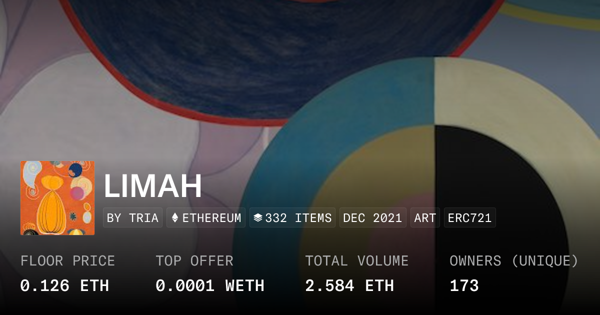 LIMAH - Collection | OpenSea