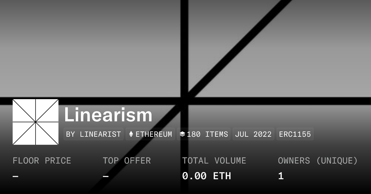 Linearism - Collection | OpenSea