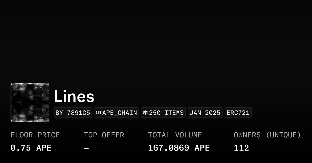 Lines - Collection | OpenSea