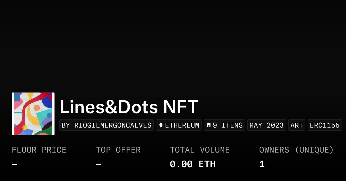 Lines&Dots NFT - Collection | OpenSea
