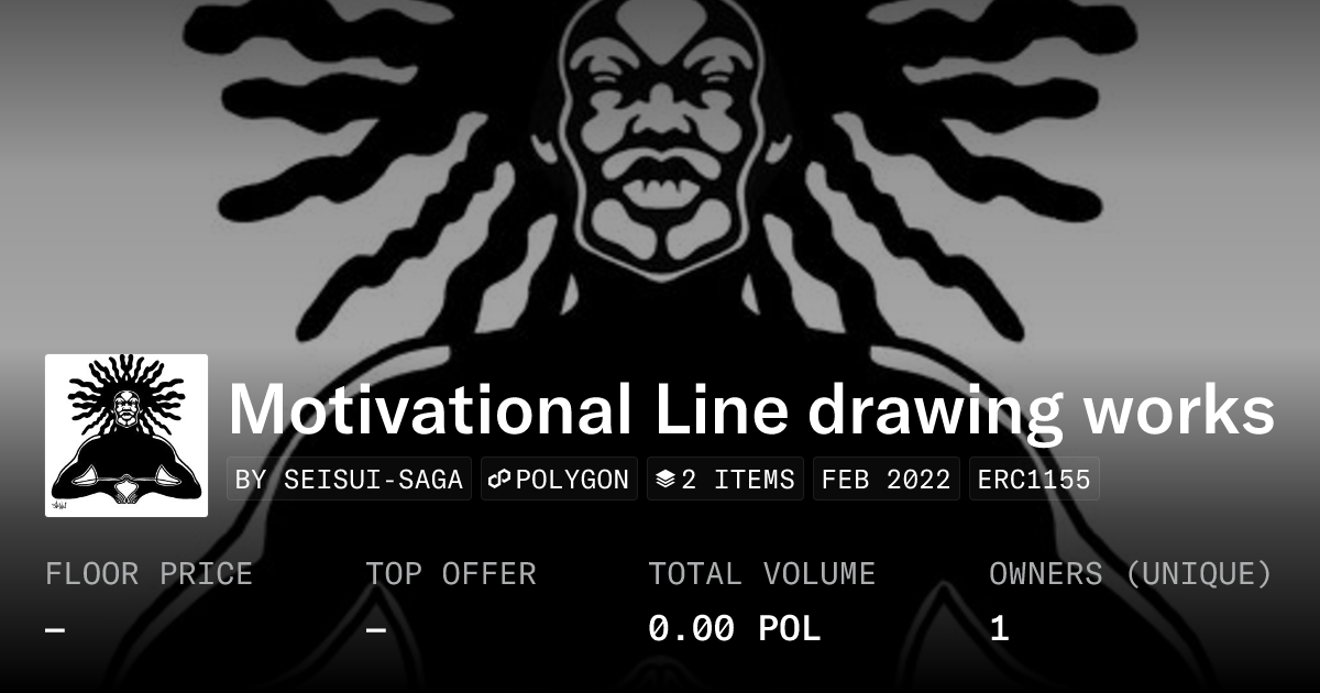 Motivational Line drawing works - Collection | OpenSea