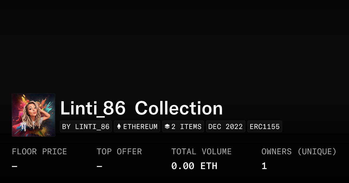 Linti_86 Collection - Collection | OpenSea