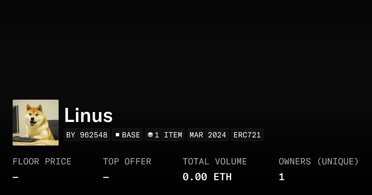 Linus - Collection | OpenSea