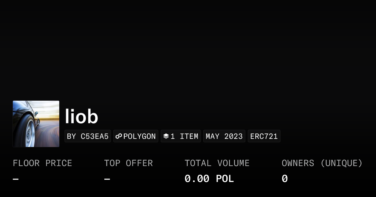 liob - Collection | OpenSea