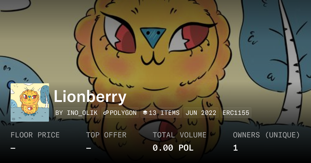 Lionberry - Collection | OpenSea