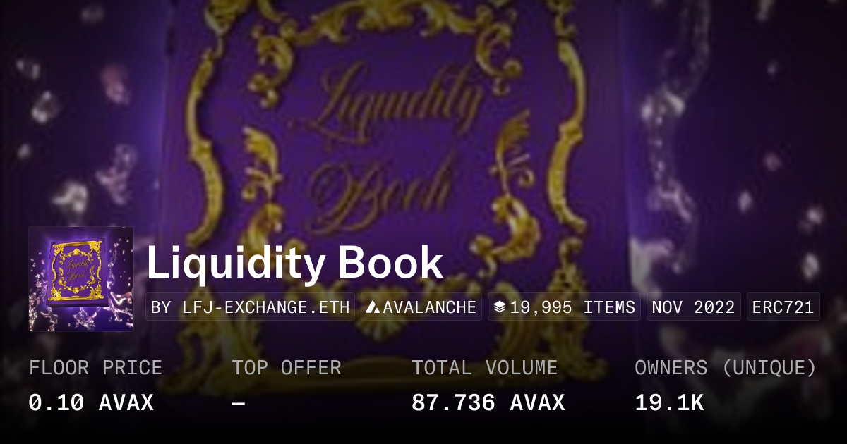 Liquidity Book - Collection | OpenSea