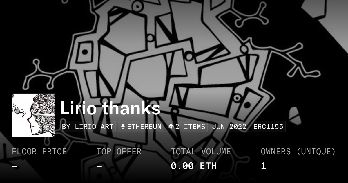 Lirio thanks - Collection | OpenSea
