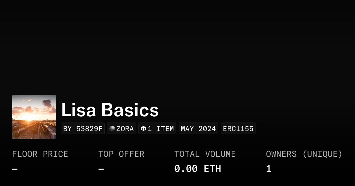 Lisa Basics - Collection | OpenSea