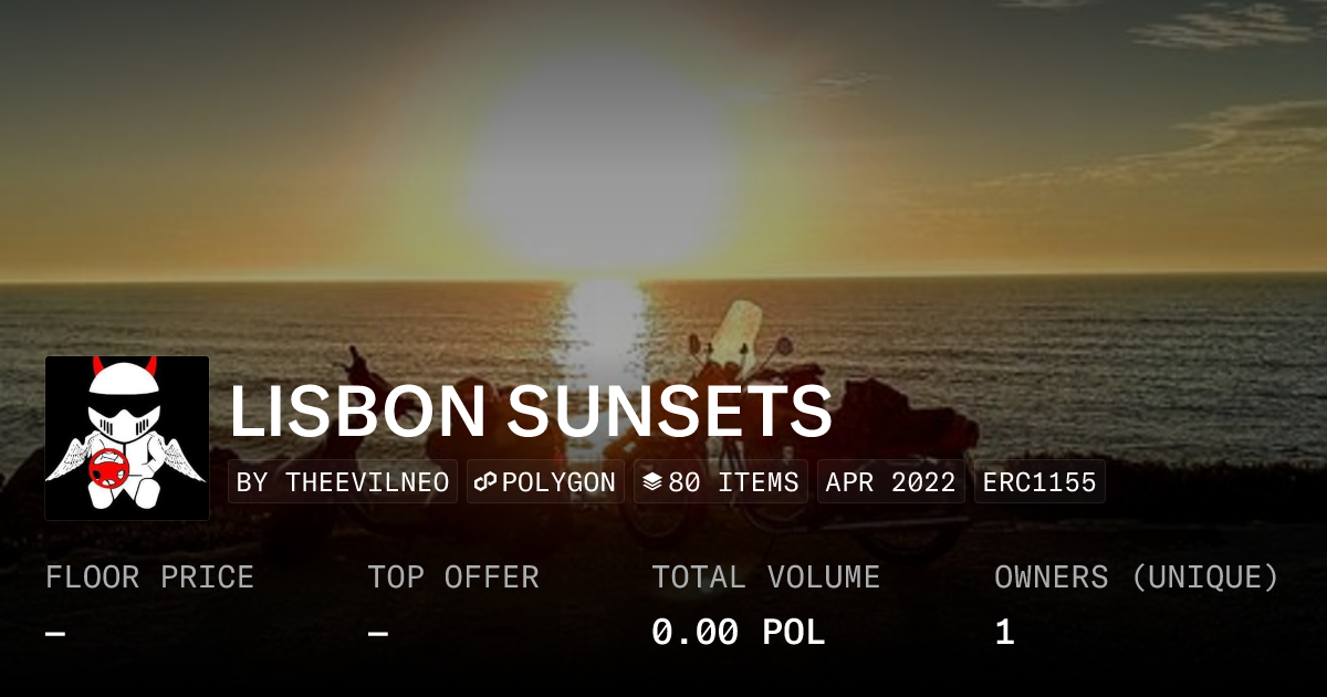 LISBON SUNSETS - Collection | OpenSea