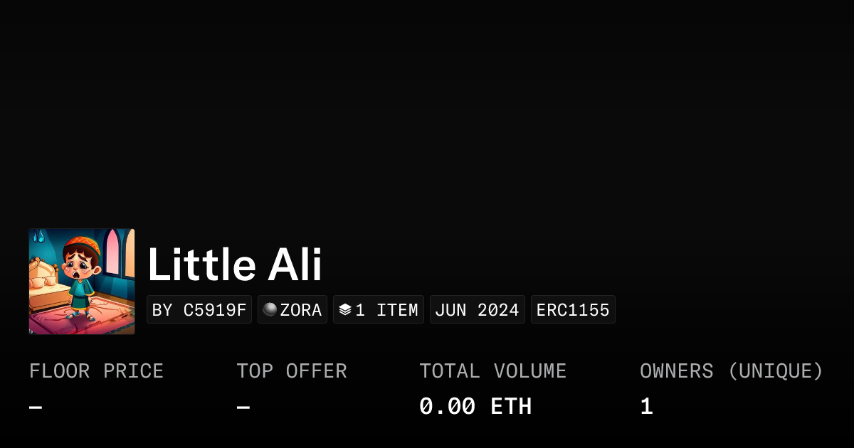 Little Ali - Collection | OpenSea