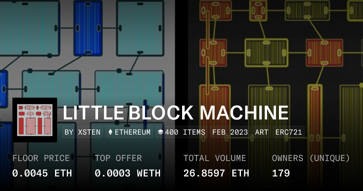LITTLE BLOCK MACHINE - Collection | OpenSea