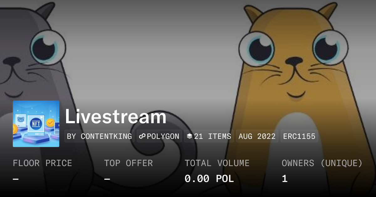 Livestream - Collection | OpenSea