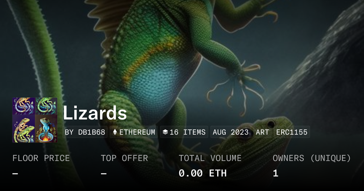 Lizards - Collection | OpenSea