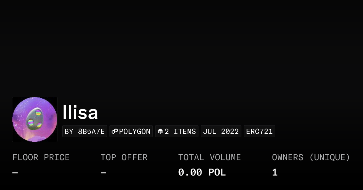 llisa - Collection | OpenSea