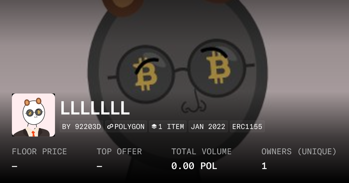 LLLLLLL - Collection | OpenSea