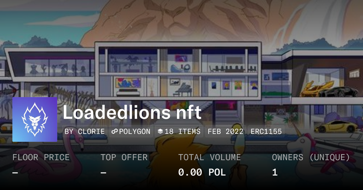 Loadedlions nft - Collection | OpenSea