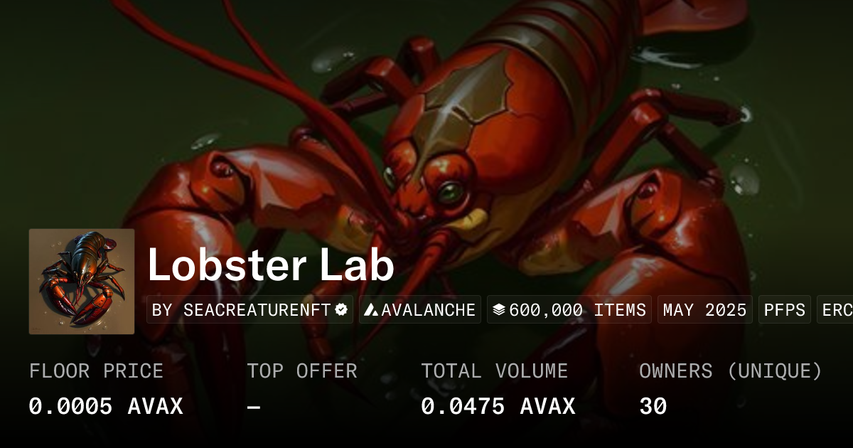 Lobster Lab - Collection | OpenSea