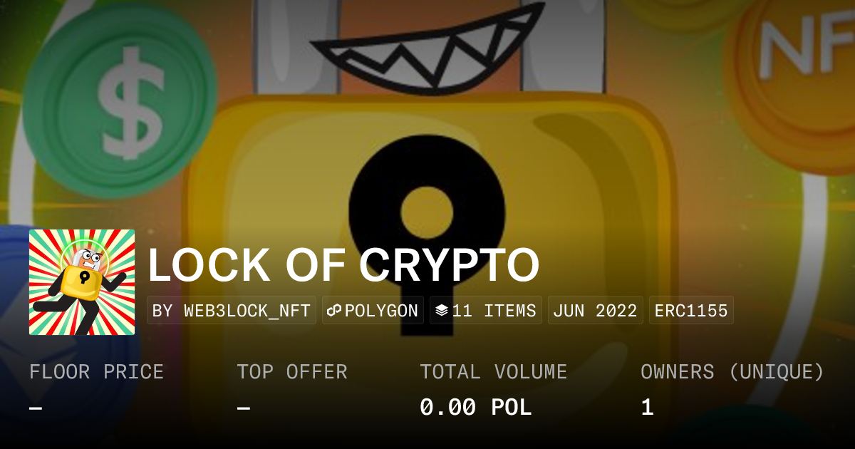 LOCK OF CRYPTO - Collection | OpenSea