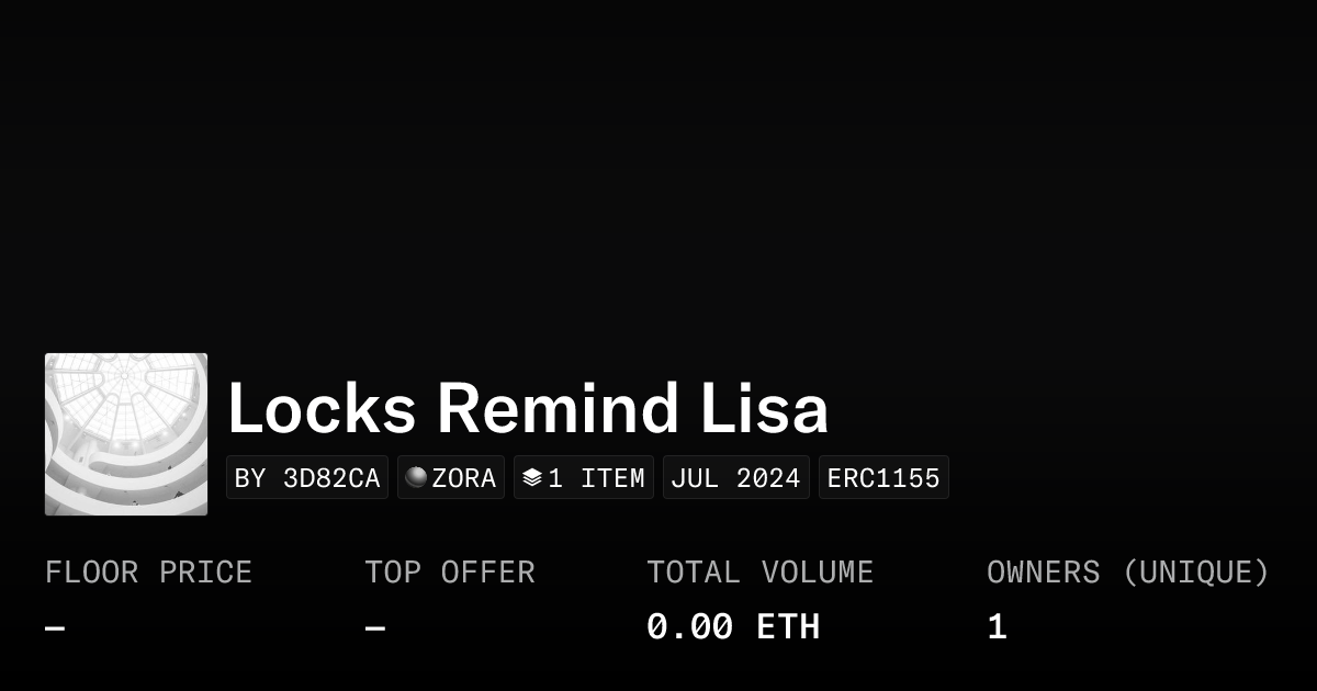 Locks Remind Lisa - Collection | OpenSea