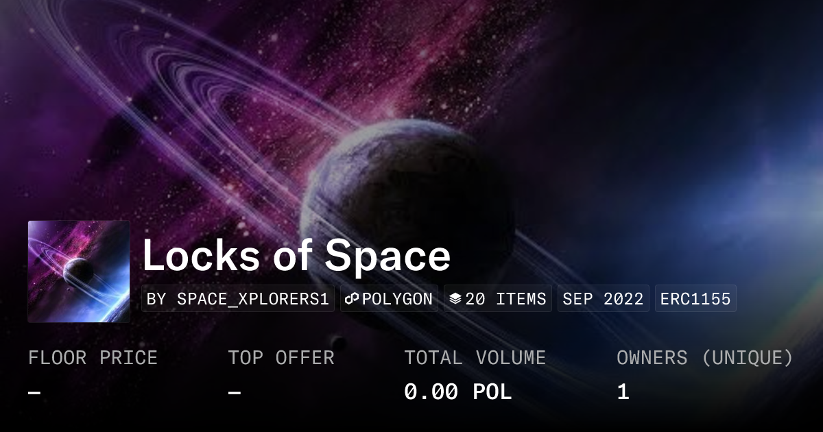 Locks of Space - Collection | OpenSea