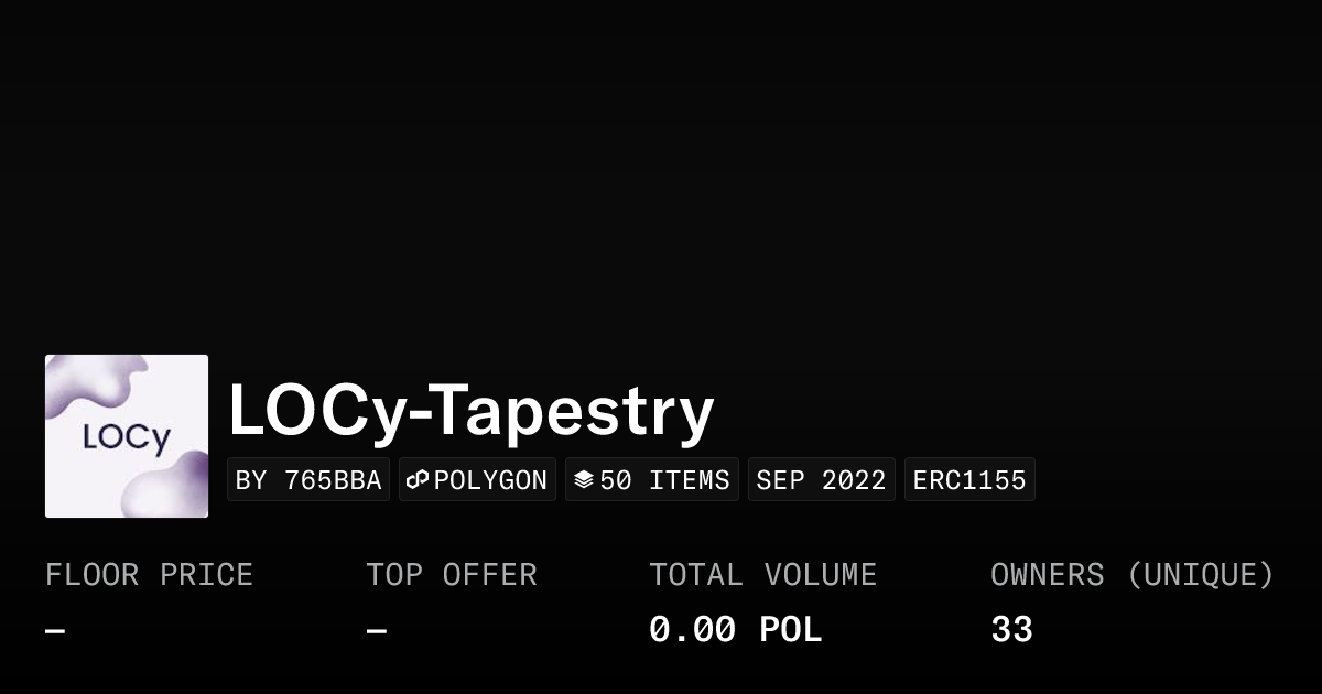 LOCy-Tapestry - Collection | OpenSea