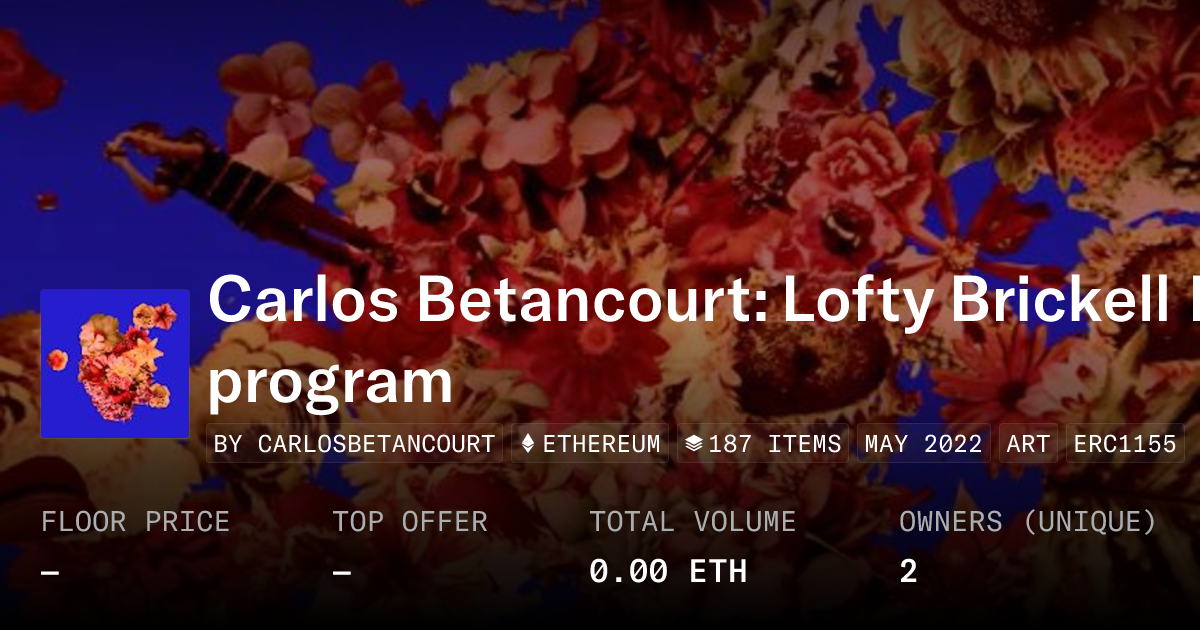 Carlos Betancourt: Lofty Brickell NFT program - Collection | OpenSea