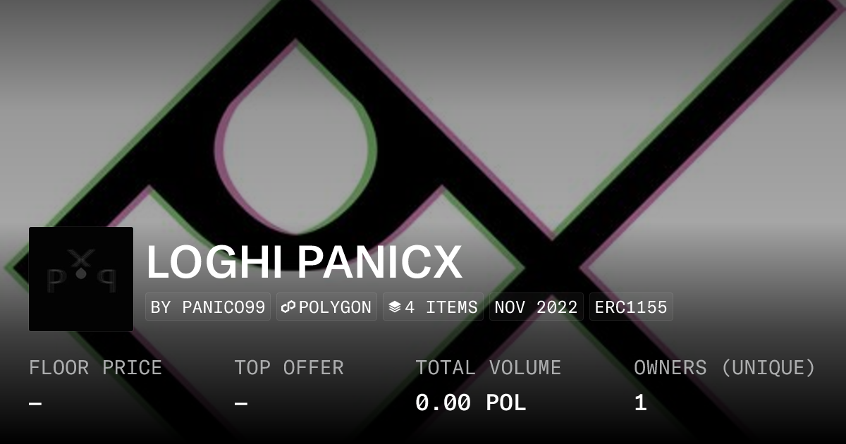 LOGHI PANICX - Collection | OpenSea