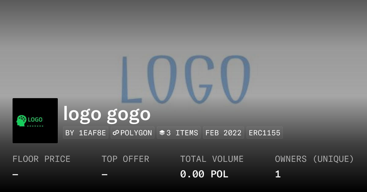 logo gogo - Collection | OpenSea