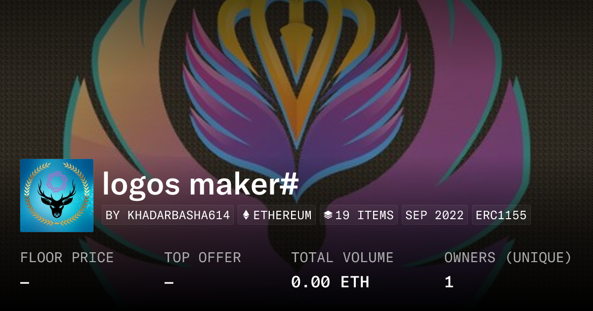 logos maker# - Collection | OpenSea