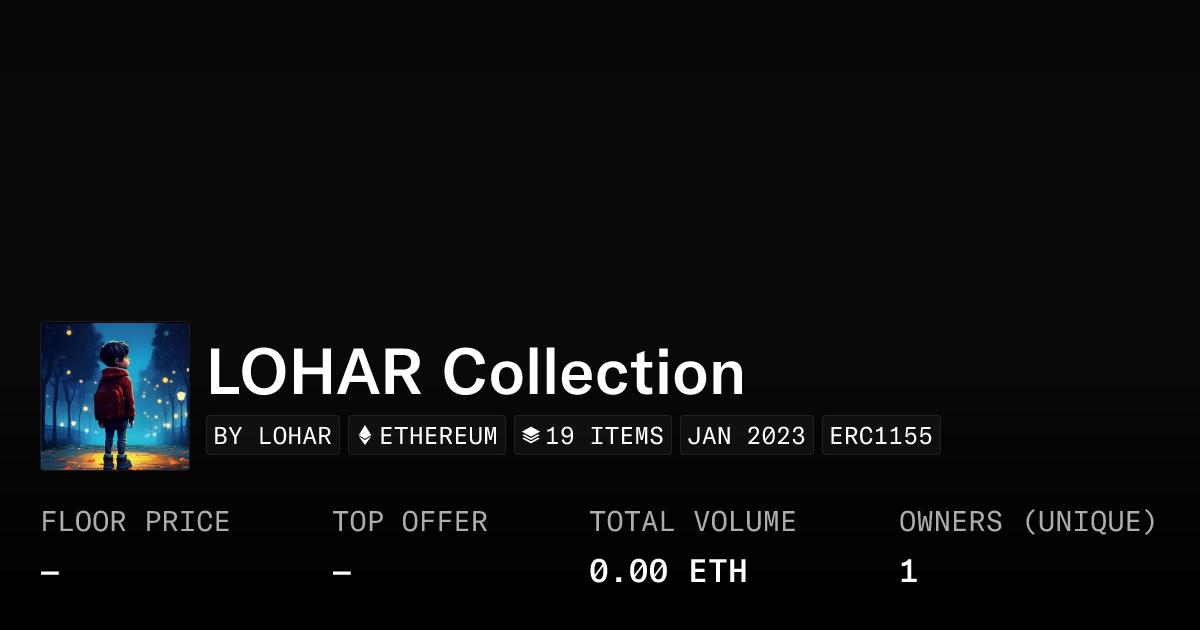 LOHAR Collection - Collection | OpenSea