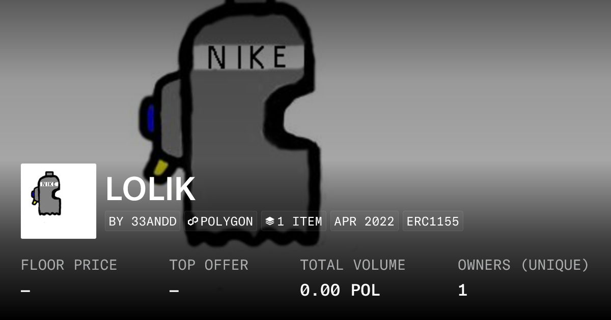 LOLIK - Collection | OpenSea