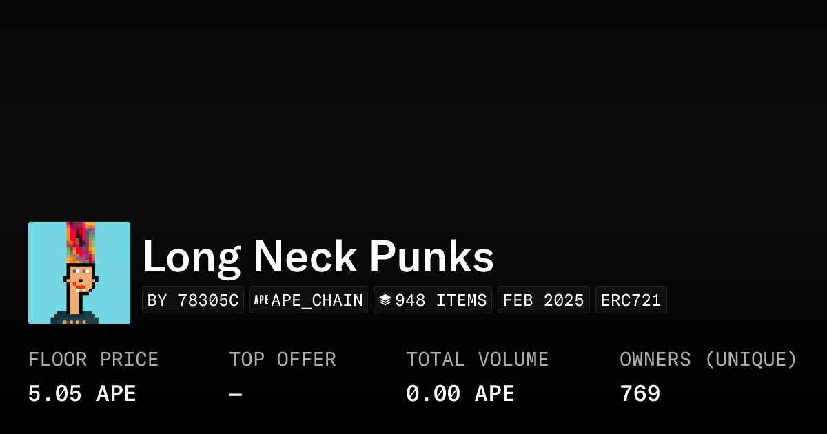 Long Neck Punks - Collection | OpenSea
