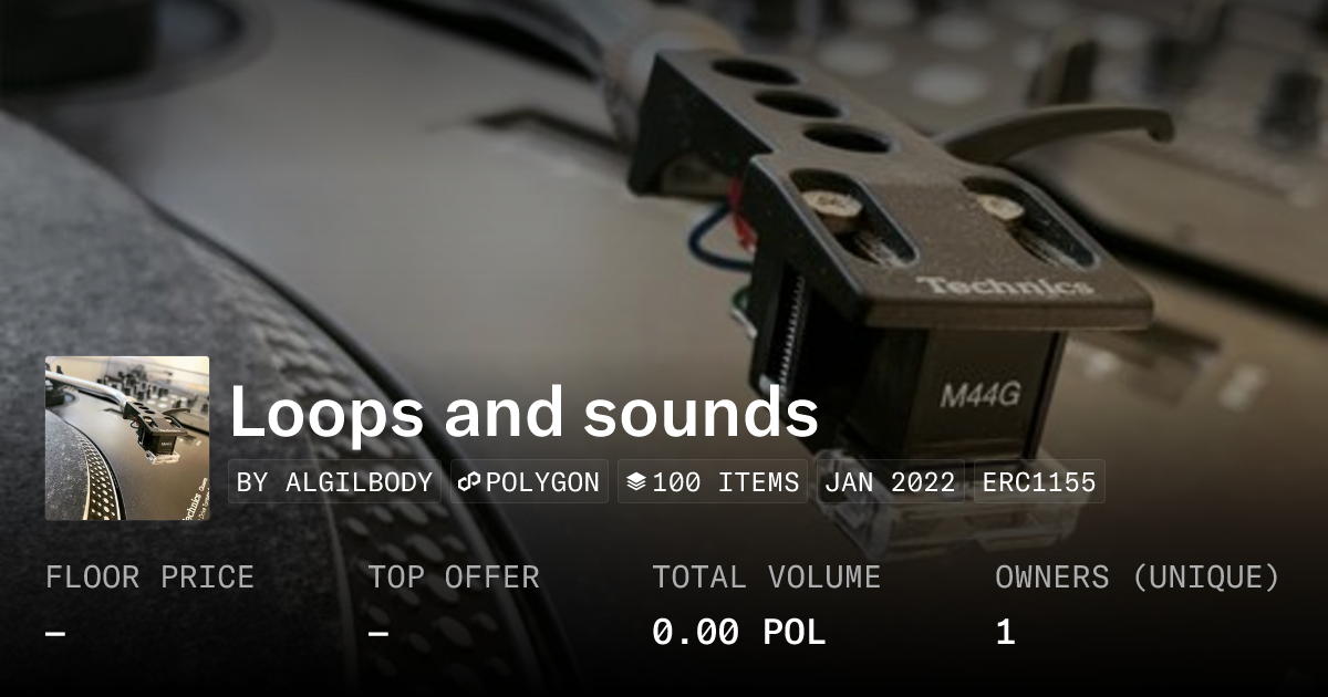 Loops and sounds - Collection | OpenSea