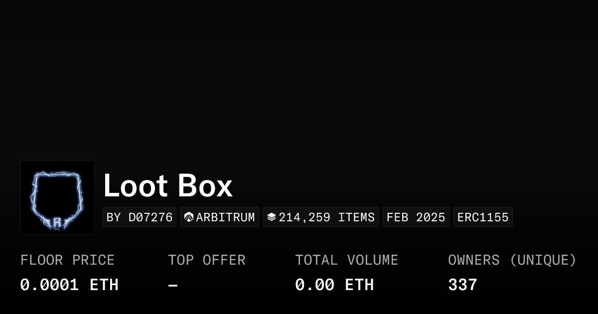 Loot Box - Collection | OpenSea