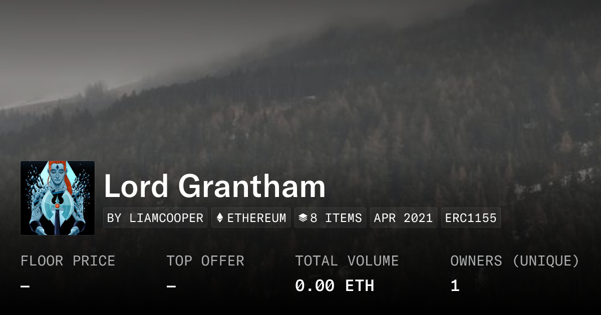 Lord Grantham - Collection | OpenSea