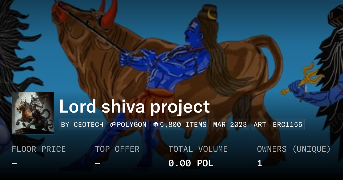 Lord shiva project - Collection | OpenSea