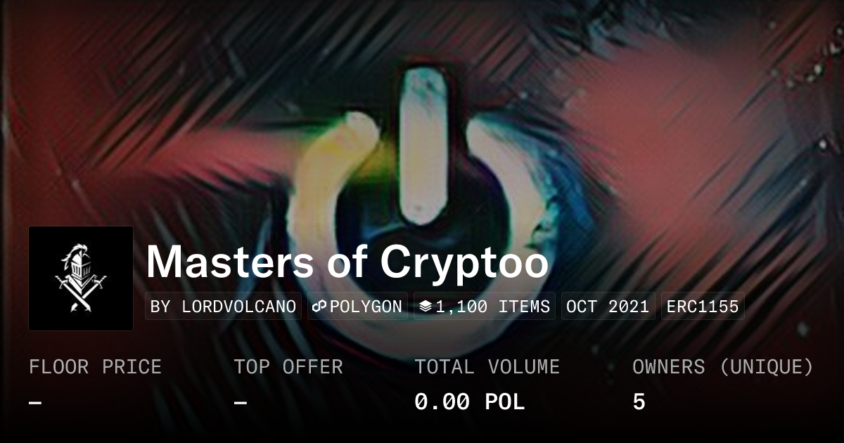 Masters of Cryptoo - Collection | OpenSea