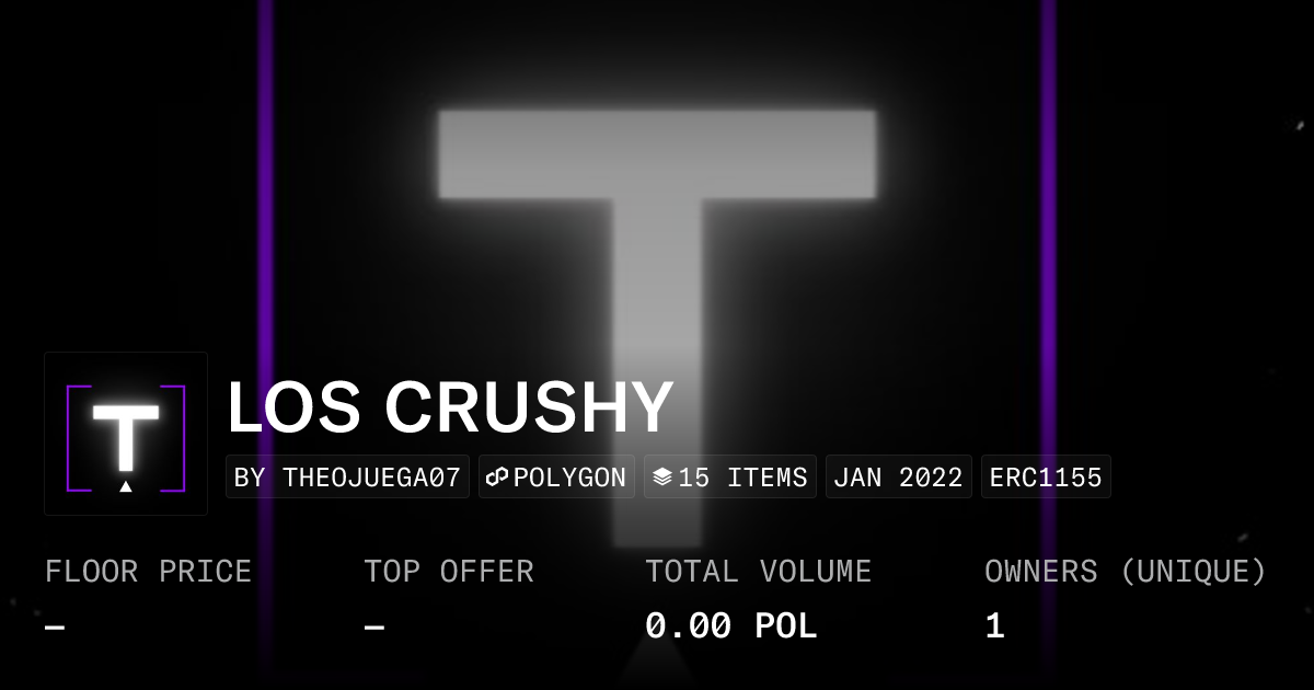 LOS CRUSHY - Collection | OpenSea