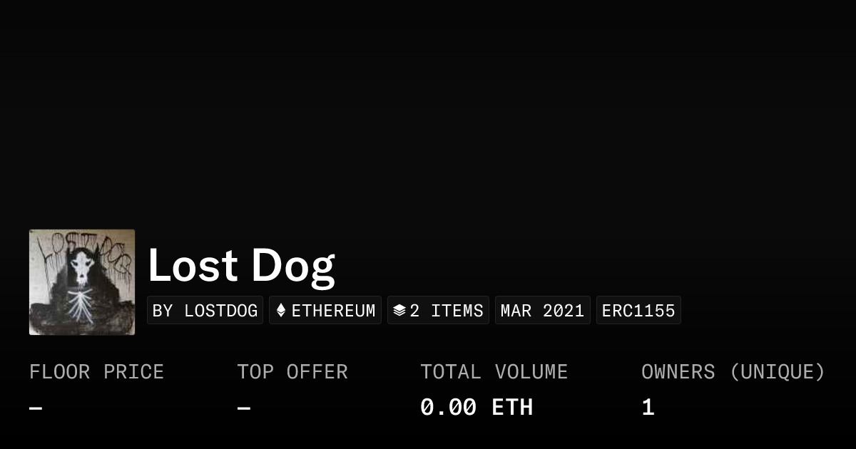 Lost Dog - Collection | OpenSea