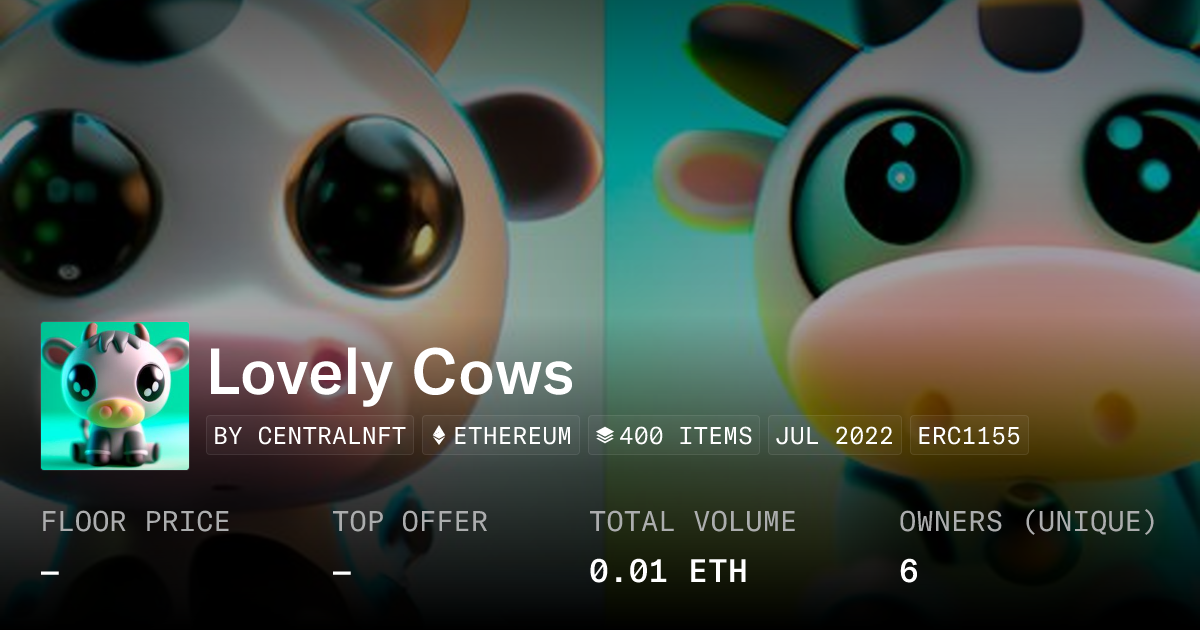 Lovely Cows - Collection | OpenSea