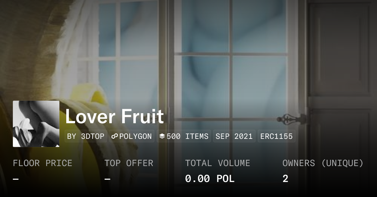 Lover Fruit - Collection | OpenSea