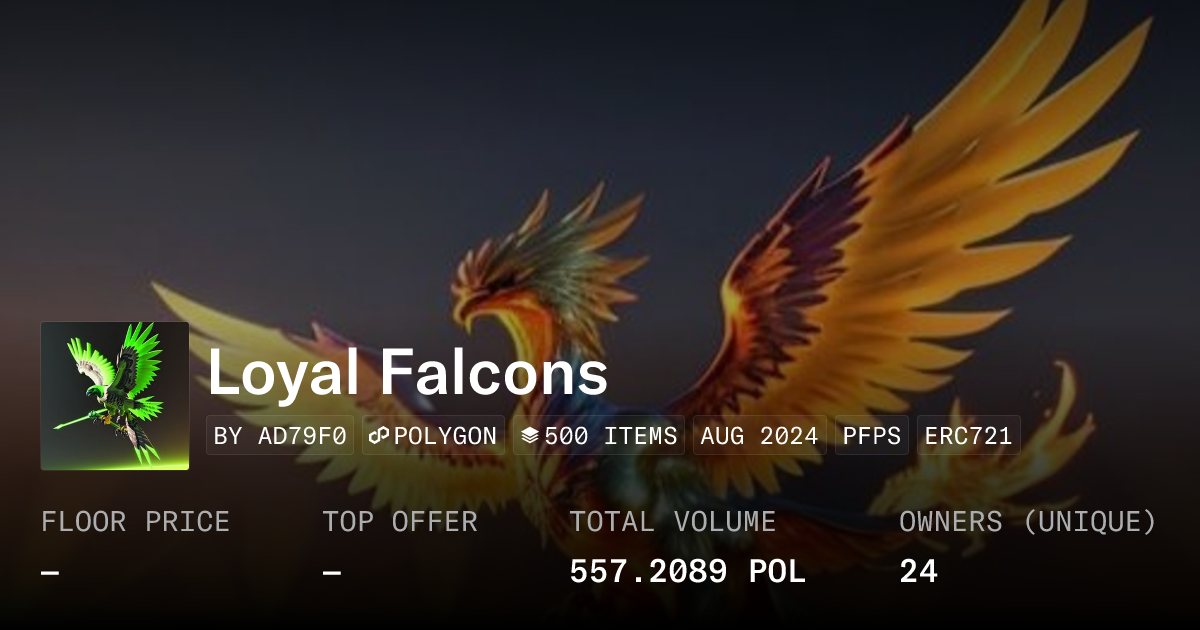 Loyal Falcons - Collection | OpenSea