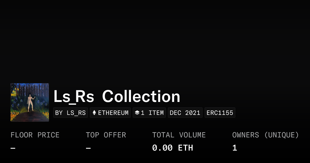 Ls_Rs Collection - Collection | OpenSea